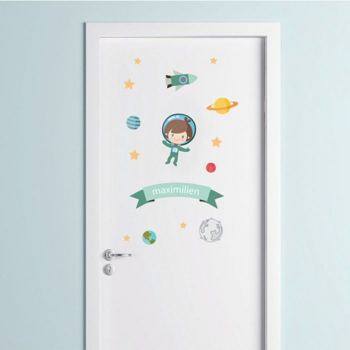 Custom Door & Wall Astronaut Decal for Kids | Boy & Girl Room ...