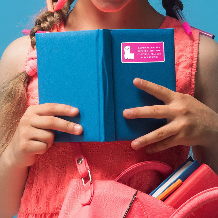 10 Etiquetas para Libros y Cuadernos | Stickerkid