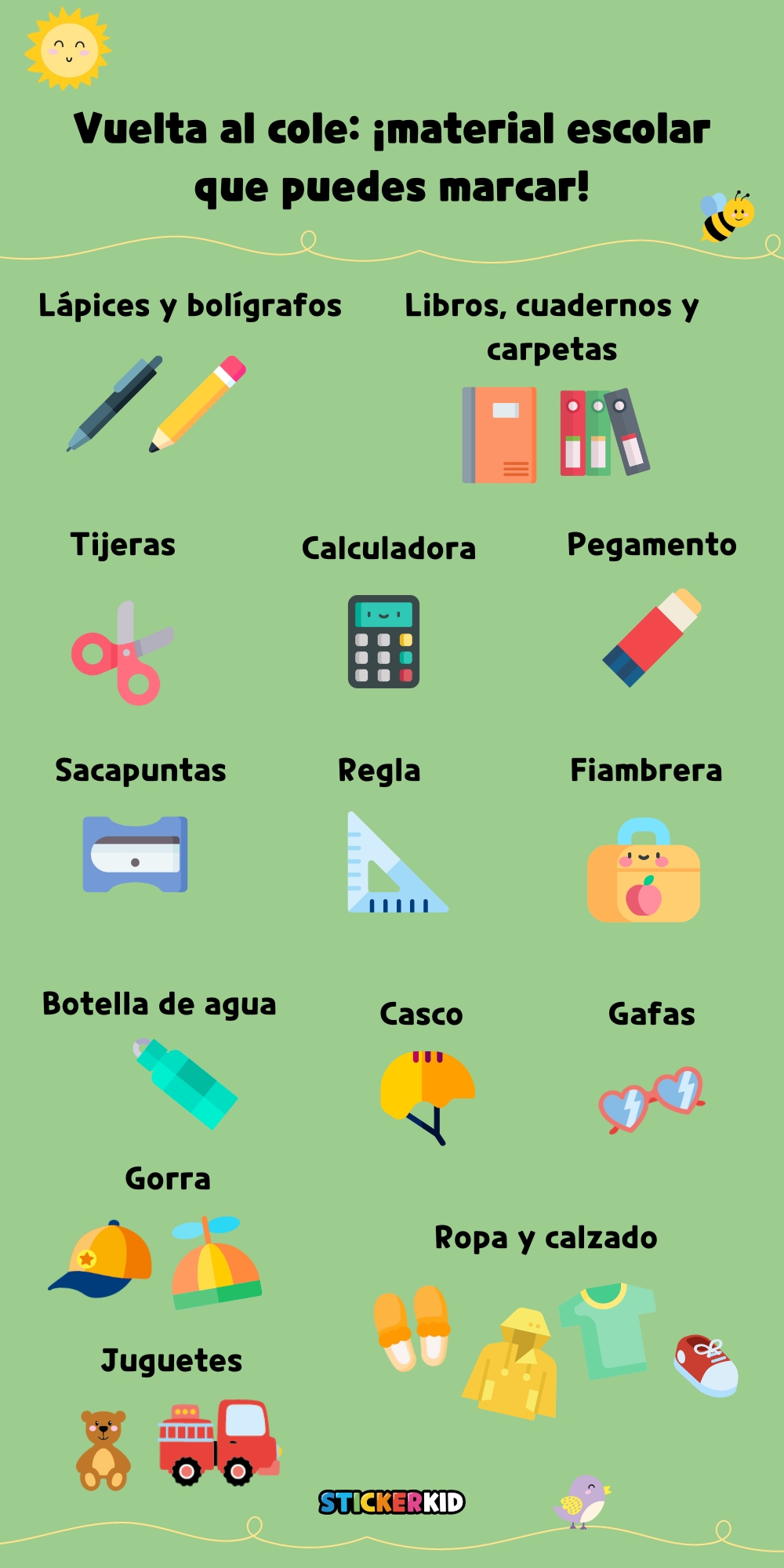 Marcar el material escolar: ¡listos para la vuelta al cole! - Blog